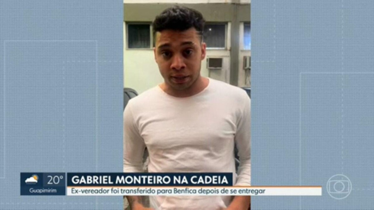 Gabriel Monteiro é transferido para o Presídio de Benfica | Rio de Janeiro | G1