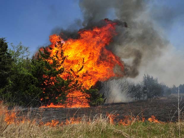 G1 - Mais de mil pessoas fogem de incêndio mortal em Oklahoma ...