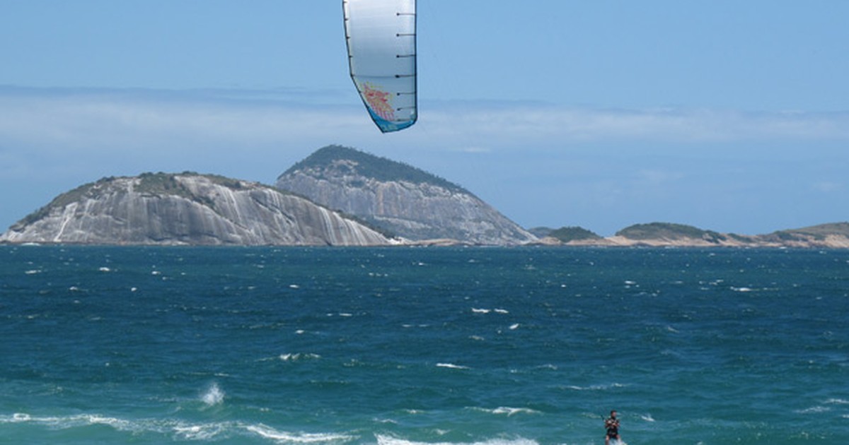 G1 - Kitesurfe no Rio só poderá ser praticado em trecho na Av. do Pepê ...