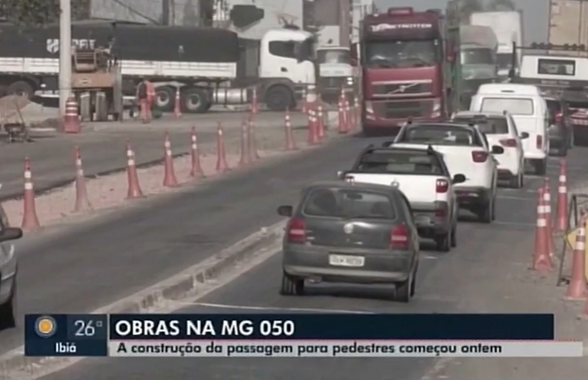 Passagem Para Pedestres Começa Ser Construída Na Mg 050 Em Divinópolis