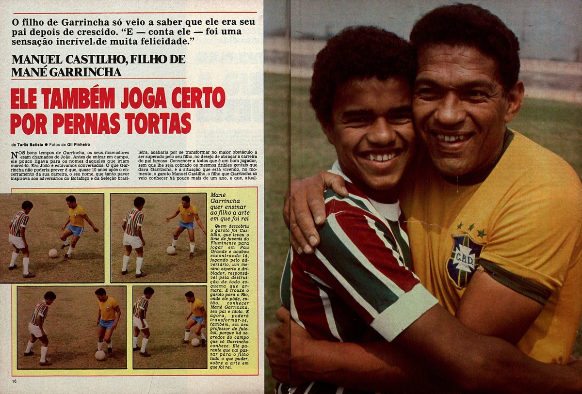 Você sabia? Filho de Garrincha já foi "moleque de Xerém" e graças ao ...