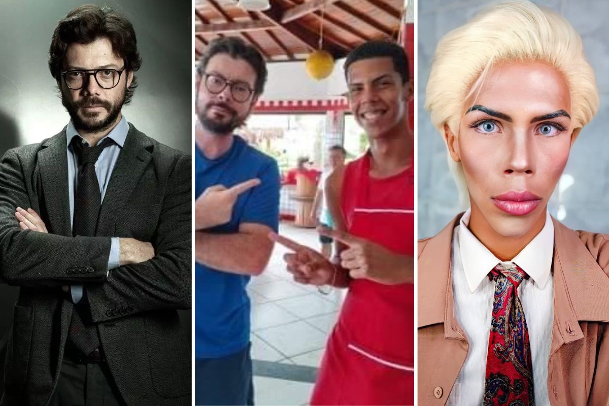 Ex-Ken Humano encontra sósia de ator da série 'La Casa de Papel' e ...