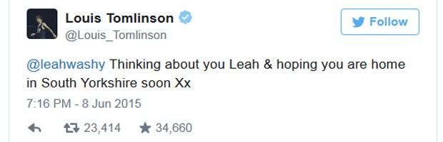 G1 - One Direction promete conhecer fã que se feriu em montanha-russa ...