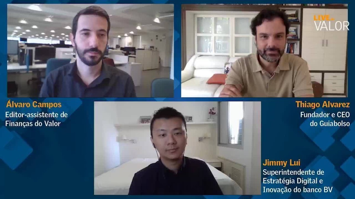 Live do Valor: Thiago Alvarez, do Guiabolso, e Jimmy Lui, do banco BV ...