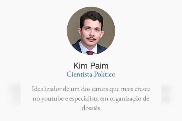 'Youtuber baiano residente na Austrália, especialista em dossiês' em ...