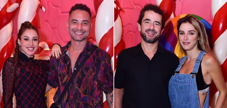 Marco Luque comemora os 49 anos com amigos como Felipe Andreoli e Rafa ...