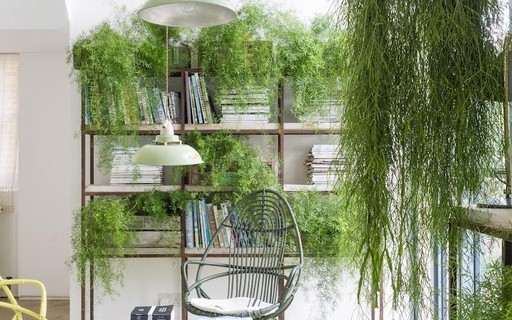 Décor do dia: sala greenery e cheia de plantas - Casa Vogue | Décor do dia