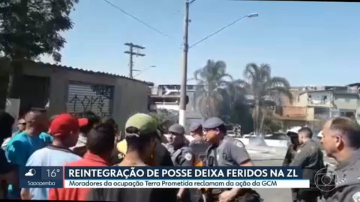 Reintegração De Posse Na Zona Leste De Sp Deixa Moradores Feridos