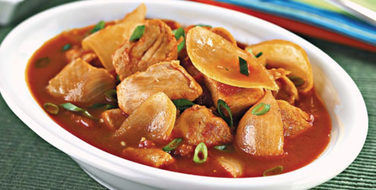 Frango agridoce | Aves | Receitas
