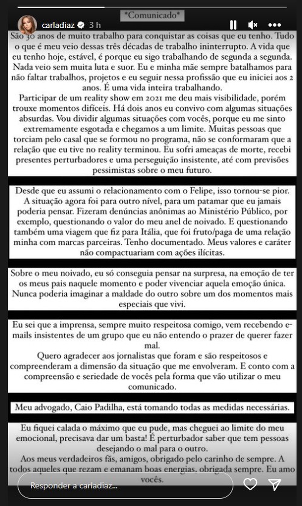 Defesa dos animais, policial e ex-noivo de Carla Diaz: quem é Felipe ...