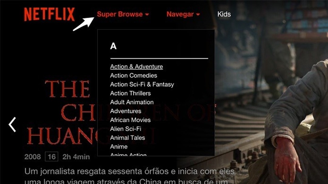Netflix Super Browser | Software | TechTudo