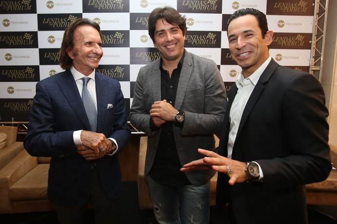 Fittipaldi e Castroneves se encontram em evento 10 anos após briga judicial