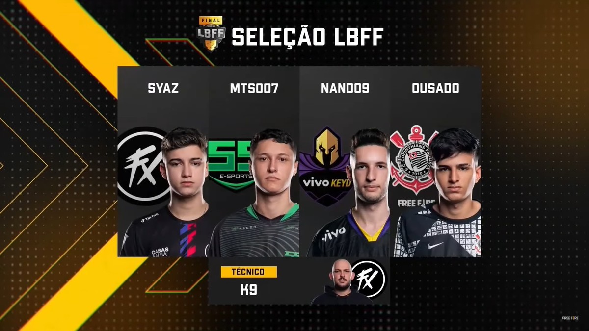 Seleção da LBFF 5 é anunciada; veja quem são os destaques | free fire | ge