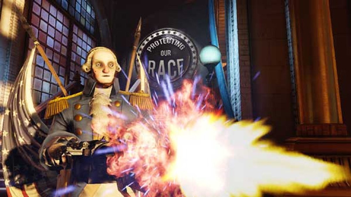 Bioshock Infinite mostra inimigo com visual de George Washington ...