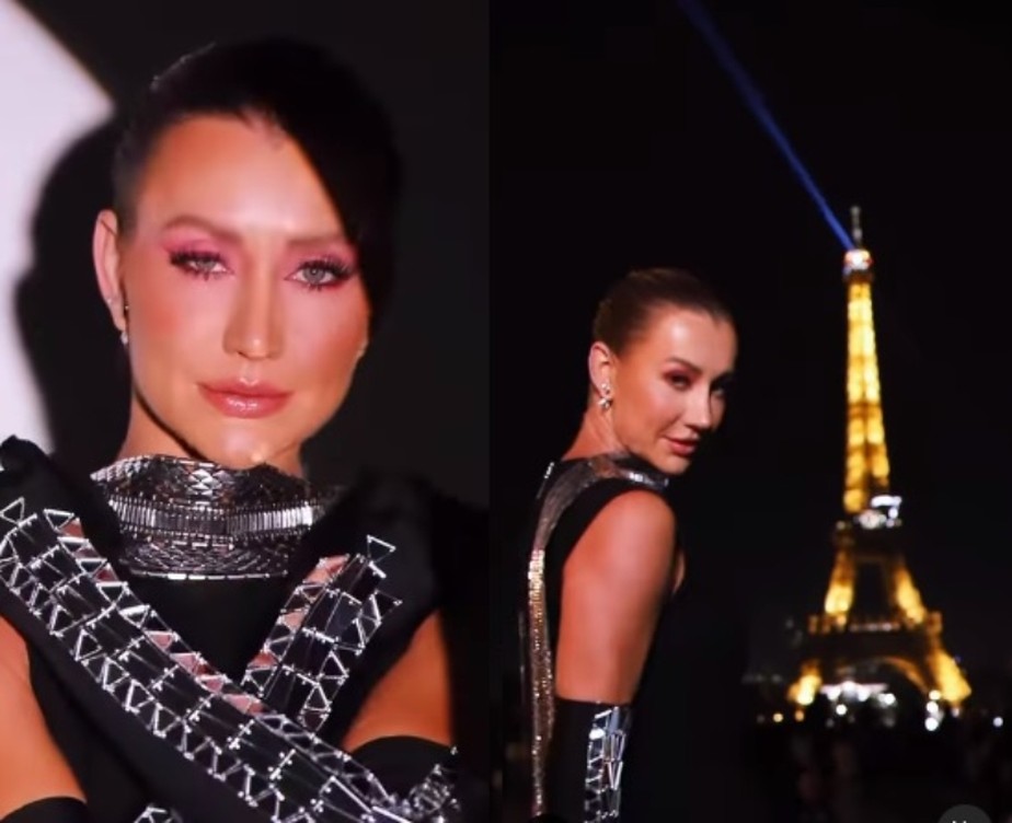 Ana Paula Siebert posa para grife luxuosa na Semana de Moda de Paris ...