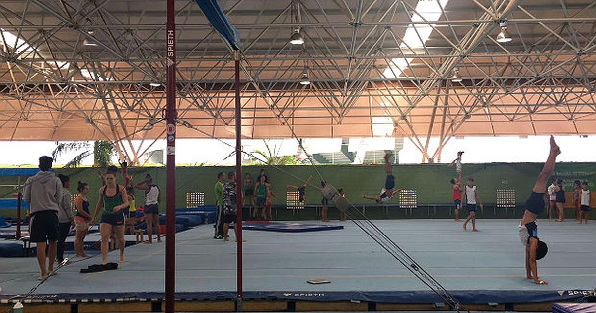 G1 - Atletas de ginástica acrobática do DF passam a treinar no Mané ...