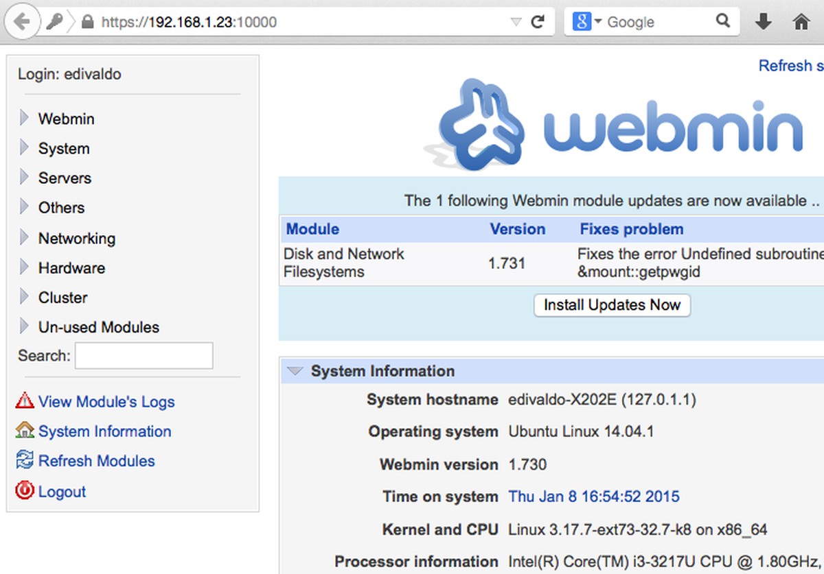Como instalar o Webmin no Ubuntu | Dicas e Tutoriais | TechTudo