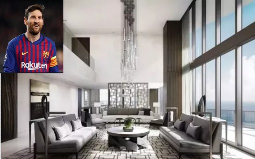 Messi curte férias com a família em mansão luxuosa de Miami - Casa ...