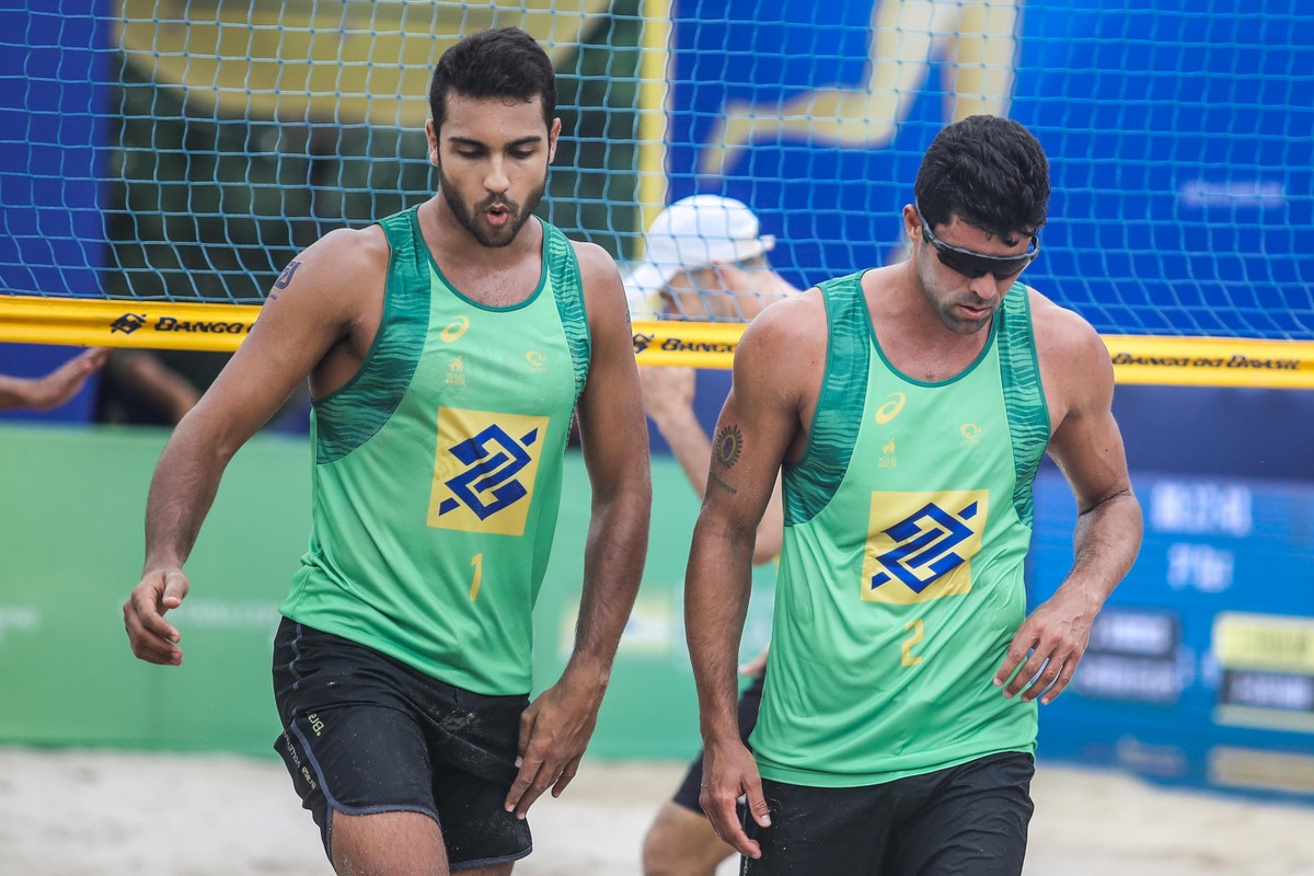 Vitor Felipe avalia nova parceira, ao lado do capixaba Vinícius, e ...