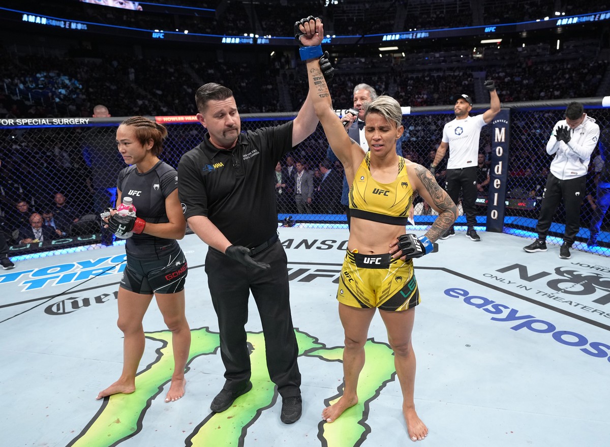 UFC: Amanda Lemos diz que calma foi a chave para a vitória | combate | ge