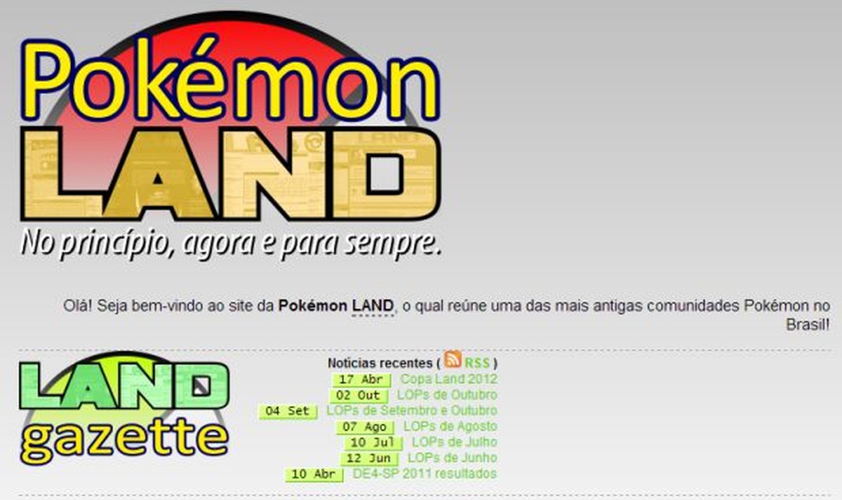 Pokémon LAND: conheça a história de um dos mais antigos fóruns do game ...