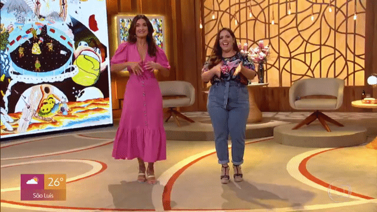 Fátima Bernardes se joga em dancinha de desafio da internet | Encontro ...