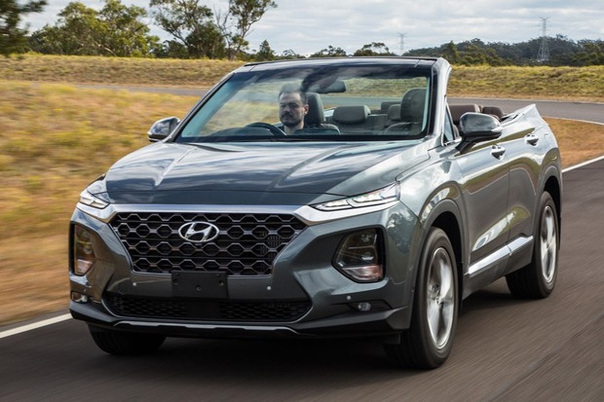 Hyundai Santa Fe imita o Range Rover Evoque e vira conversível | Carros ...