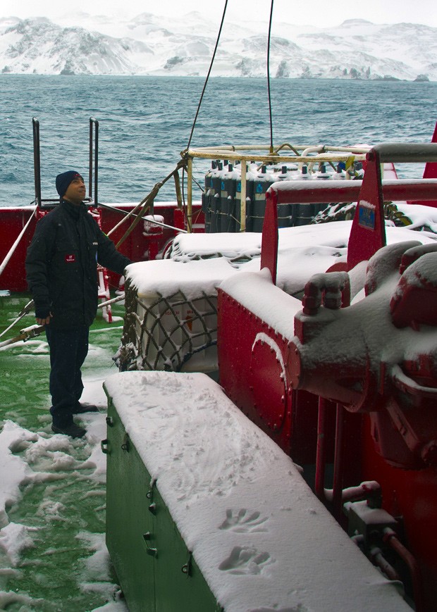 G1 - Antártica é estratégica para o país, diz comandante de navio ...