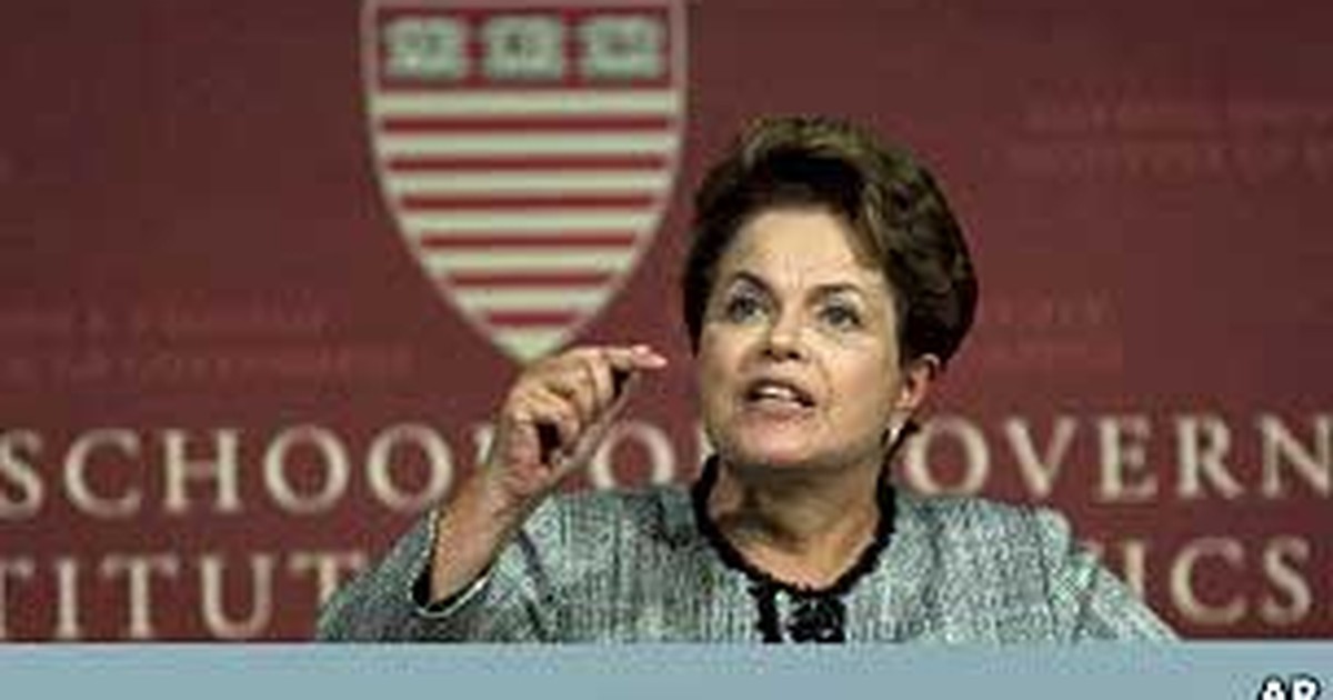 G1 - Em Harvard, Dilma diz que Brasil deve superar atraso na educação ...