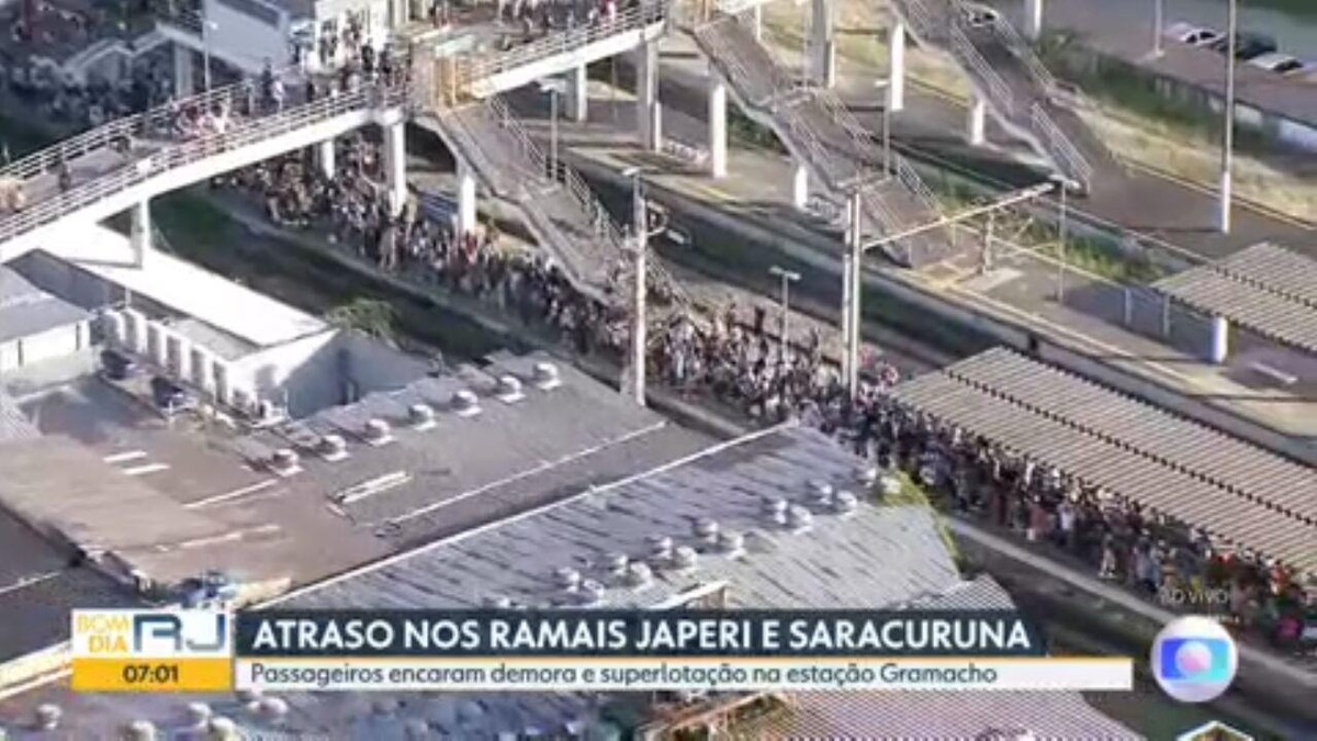 Trens de Japeri e Saracuruna circulam com atrasos após furto de cabos ...