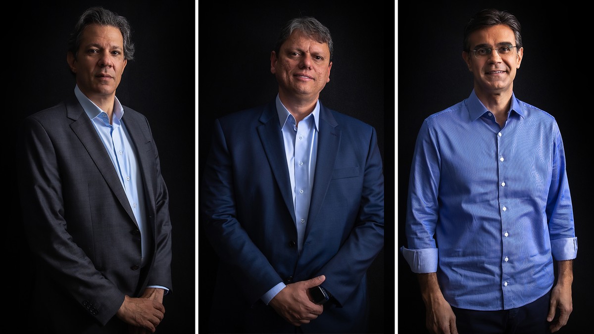 Pesquisa Ipec em São Paulo: Haddad tem 32%, Tarcísio, 17%, Rodrigo, 10% ...