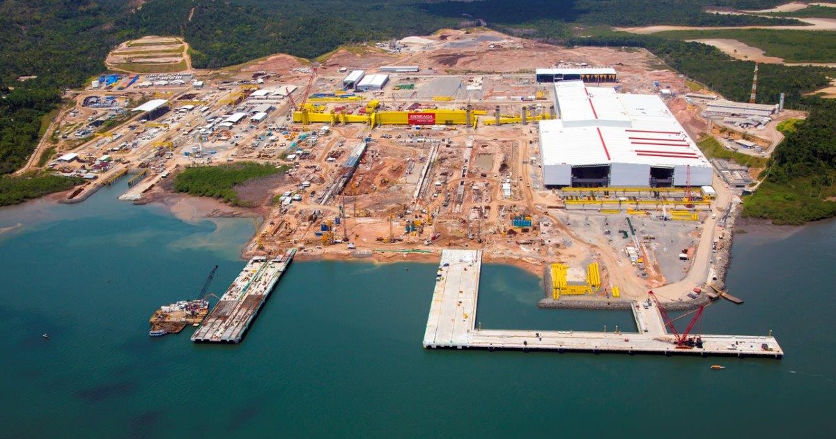G1 - Estaleiro Enseada Indústria Naval recebe licença para iniciar ...
