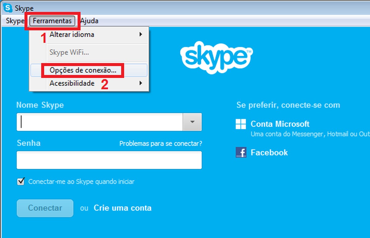 Como acessar e usar o Skype WiFi no Skype para Windows | Dicas e ...