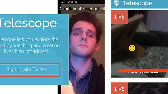 Telescope for Periscope | Software | TechTudo