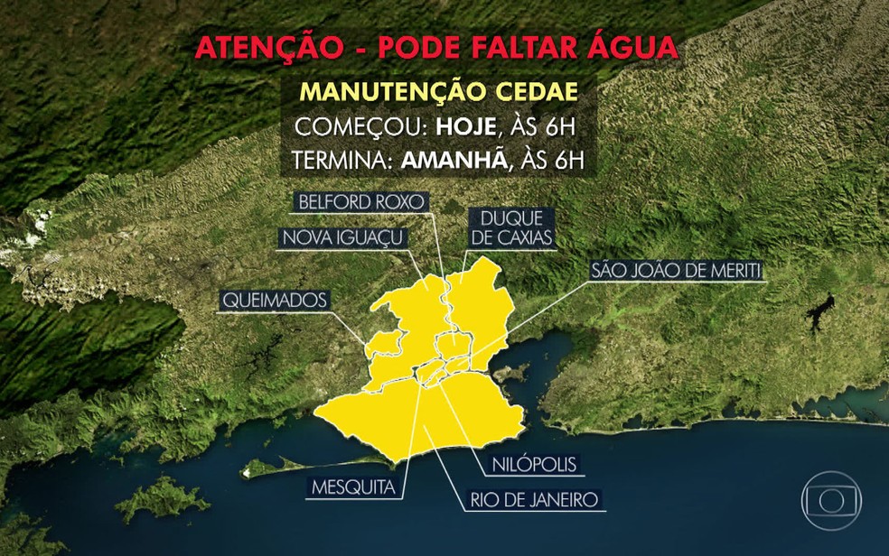 Cedae faz manutenção no Guandu e pede que população do RJ economize ...