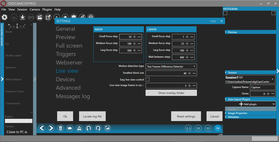 digicamcontrol – デジカムコントロール – BEWK