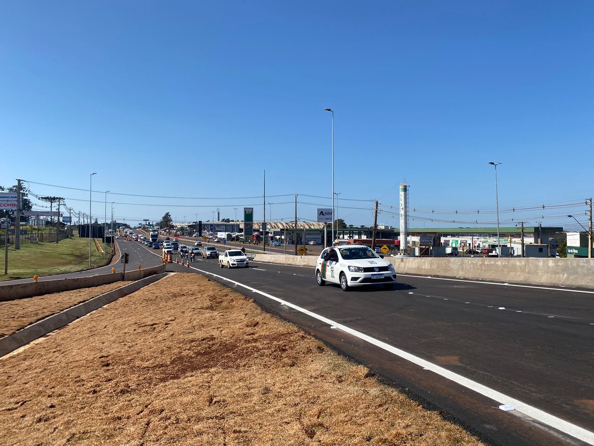Novo Trevo Cataratas é liberado em Cascavel | Oeste e Sudoeste | G1