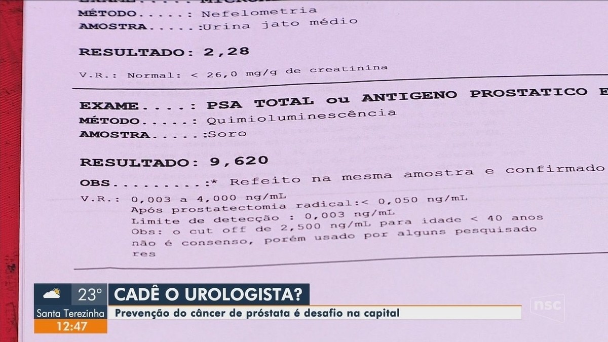 Com apenas um urologista na rede pública de Florianópolis, paciente ...