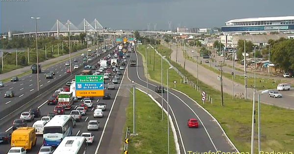 G1 - Show provoca congestionamento na freeway e em vias de Porto Alegre ...