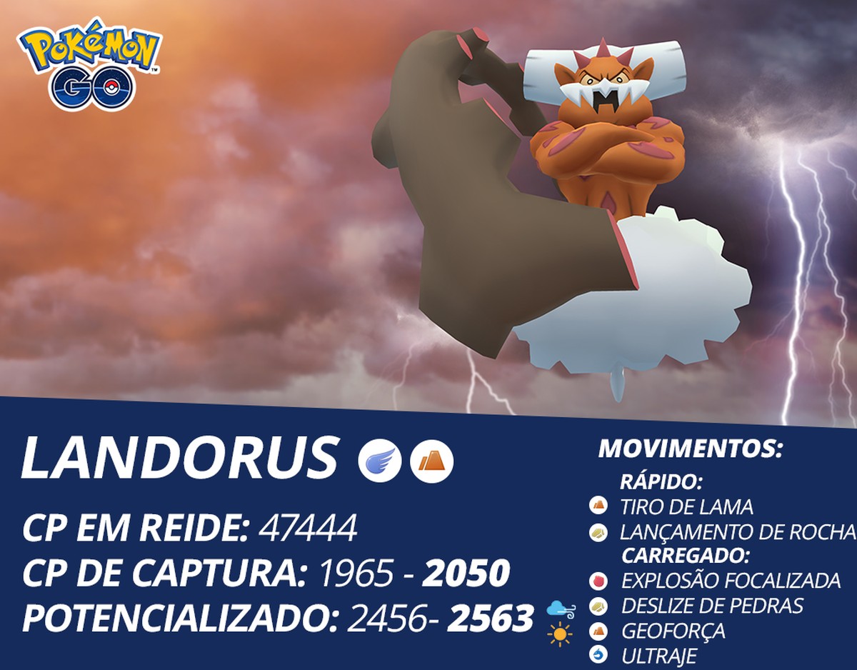 Pokémon GO: como pegar Landorus nas reides; veja melhores counters | e ...