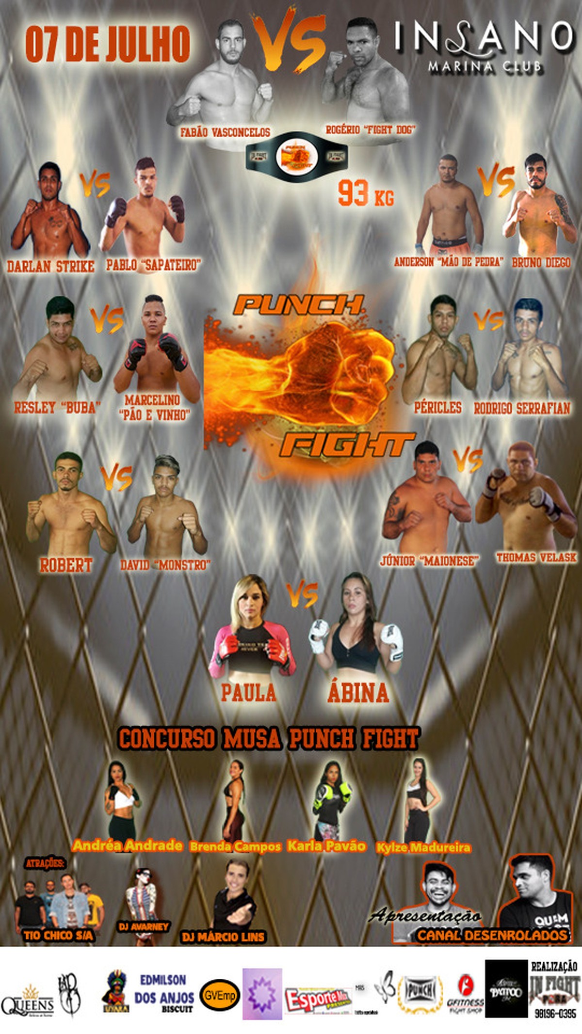 MMA: oito lutas movimentam o Punch Fight neste sábado, em Belém | pa | ge