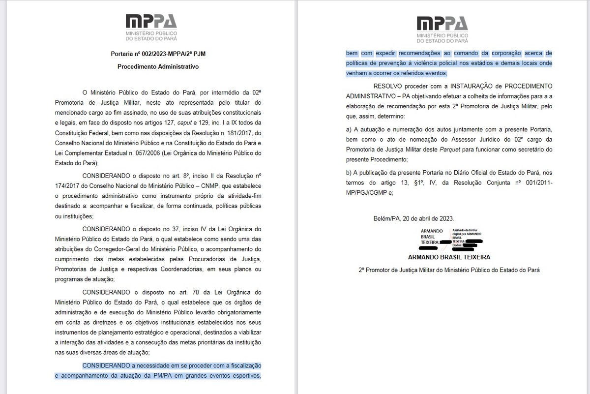 Ministério Público do Pará vai passar a fiscalizar a atuação da PM em ...