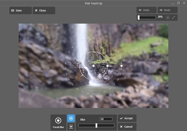 Pixlr Touch Up | Software | TechTudo