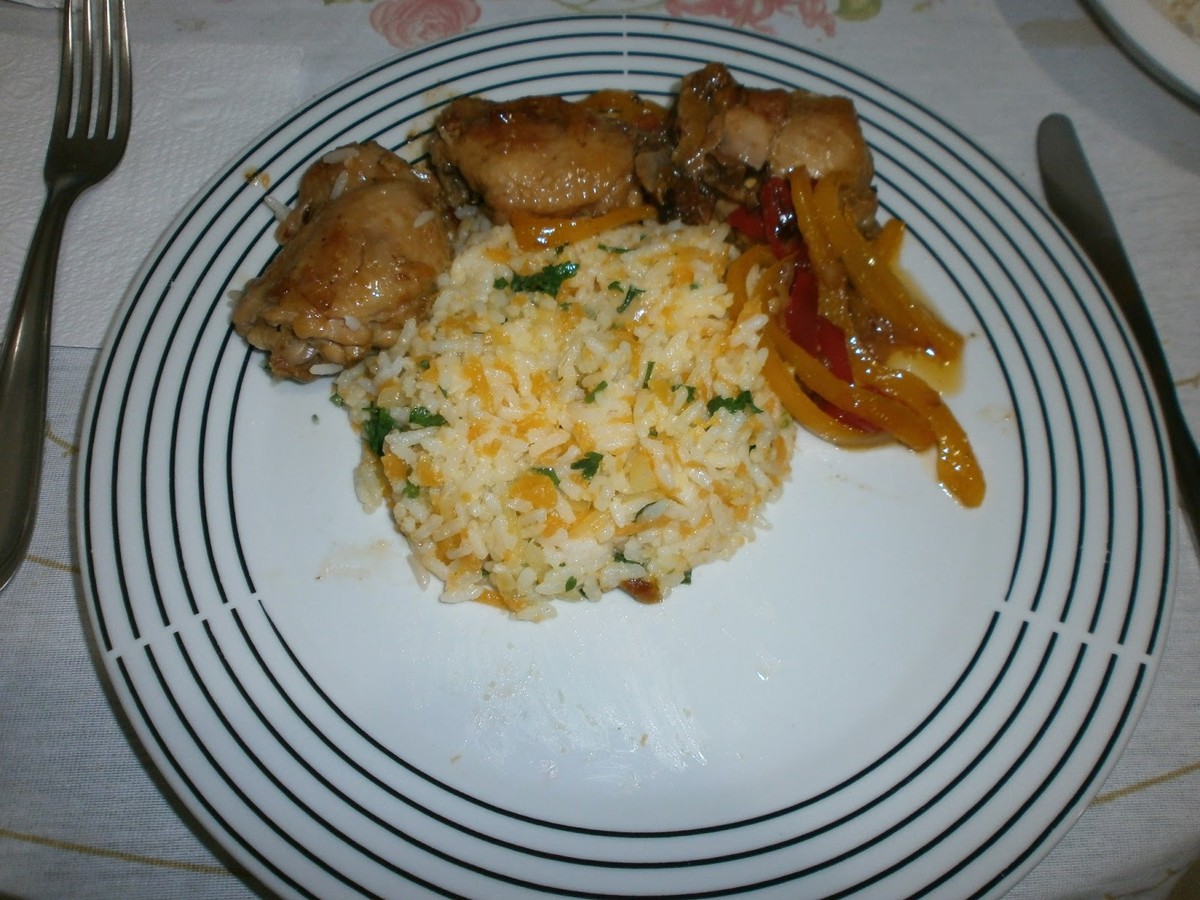 Arroz com abóbora | Acompanhamentos | Receitas