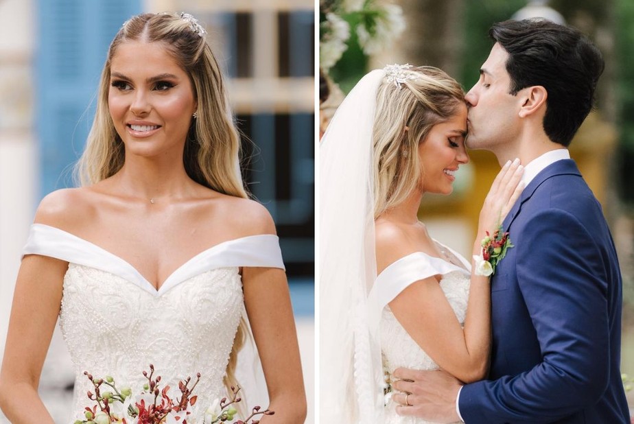 Bárbara Evans abre álbum de casamento com Gustavo Theodoro | Casamentos ...