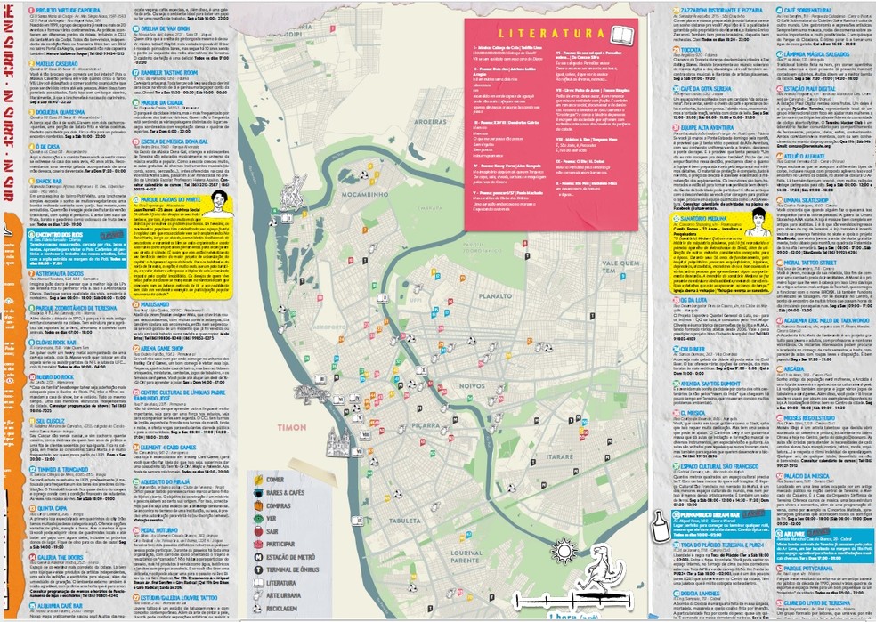 Grupo cria mapa colaborativo de Teresina com quase 100 dicas 'do que ...