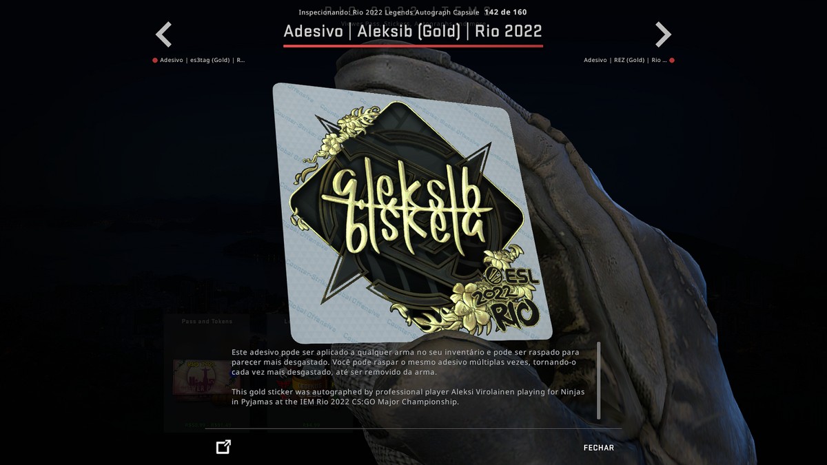 IEM Major Rio: Aleksib dedica adesivo a Gaules | cs:go | ge