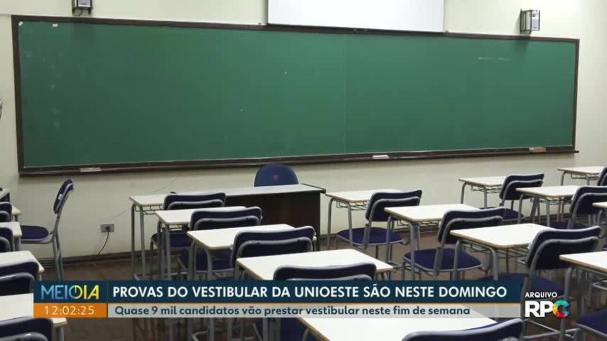 Vestibular da Unioeste ocorre no domingo (5); veja o que levar no dia ...
