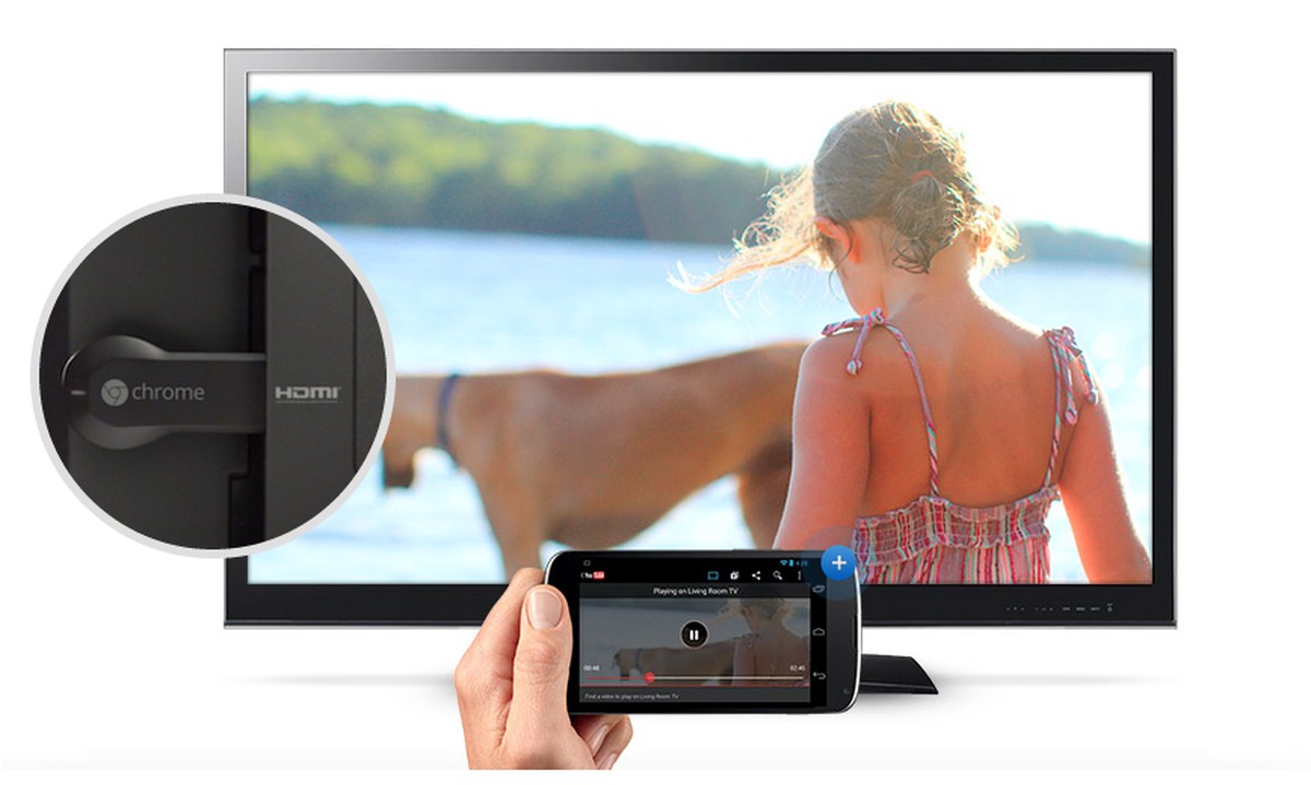 Chromecast leva conteúdo do smartphone, tablet ou notebook para TV ...