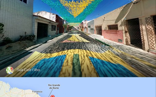 Google Maps mostra ruas brasileiras decoradas para a Copa - Época ...